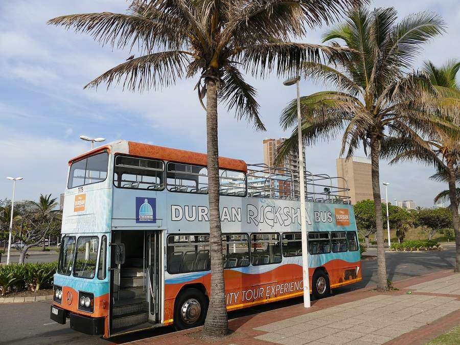 Eine Fahrt mit dem Ricksha Bus durch Durban | Genuss Touren
